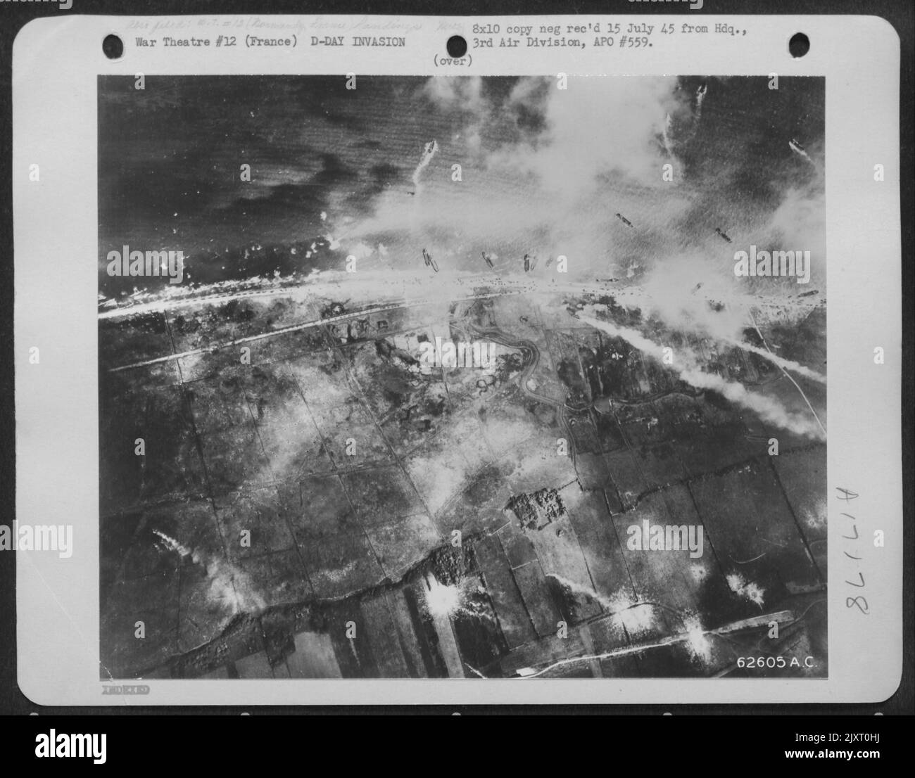 Men And Assault Vehicles Storm The Beaches Of Normandy As Allied ...