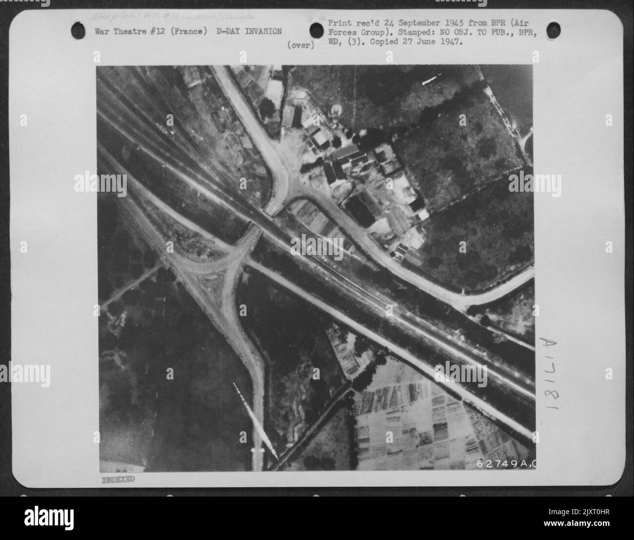 A Night Aerial Photo Take On D-Day During The Invasion Of France Shows ...