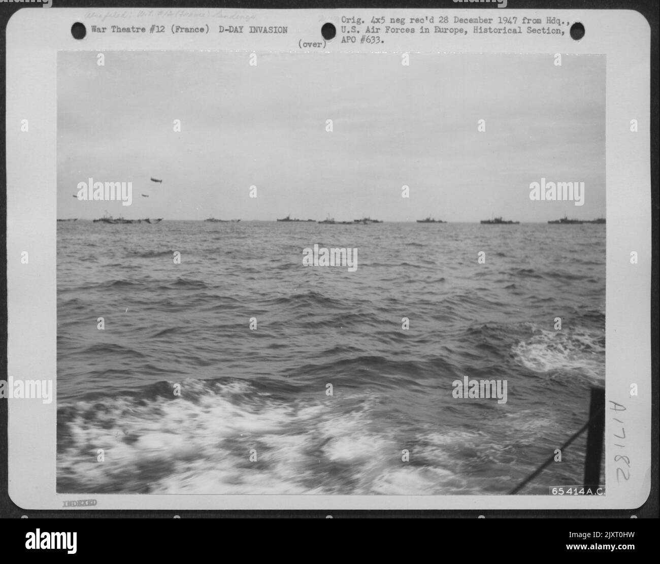 An Invasion Fleet Is Protected By A Balloon Barrage And Gun Fire Of Allied Naval Units From The ...