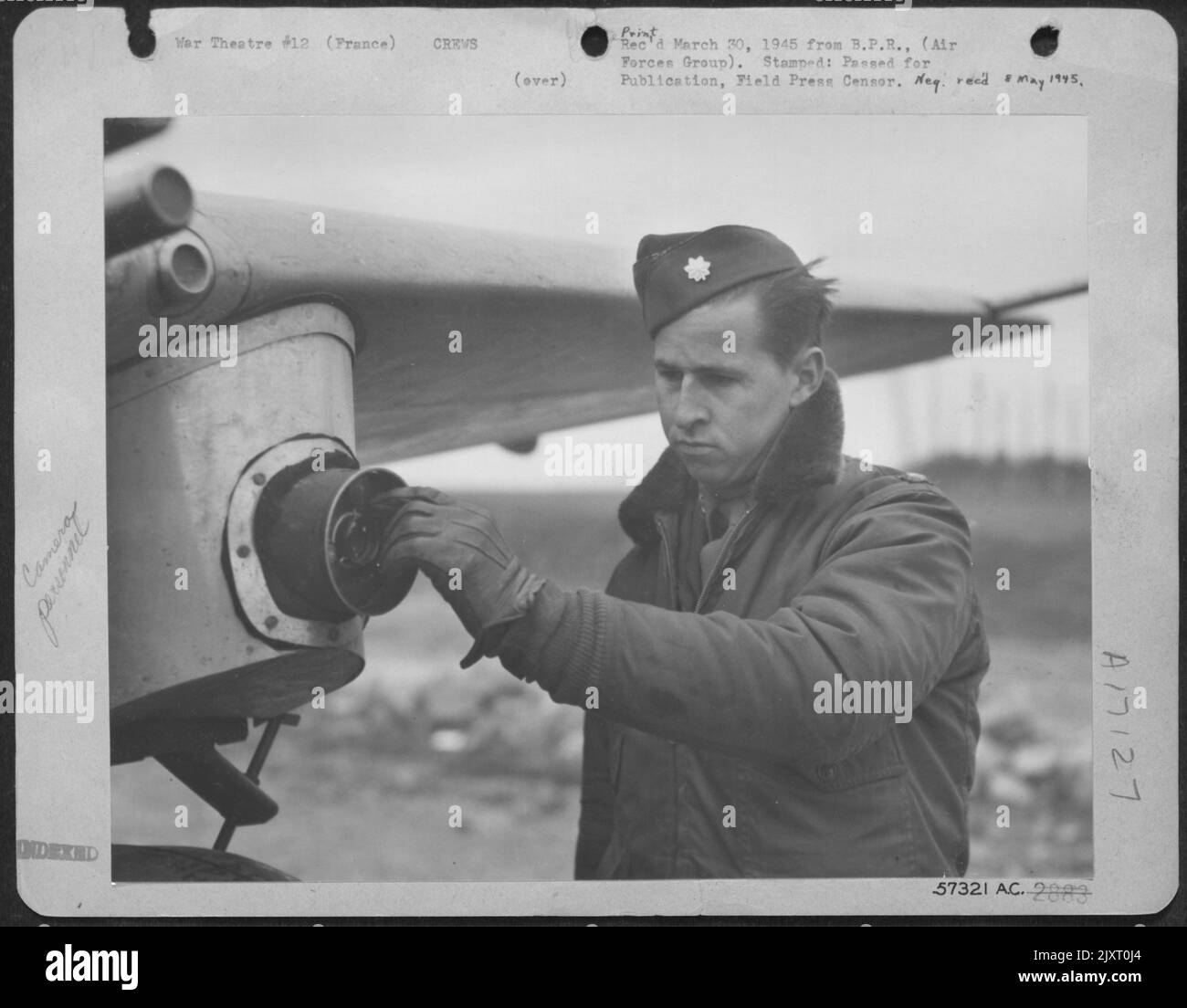 France - Lt. Col George "Iron Man" Lee Of Norwood, Mass., A 1St Tac Air ...