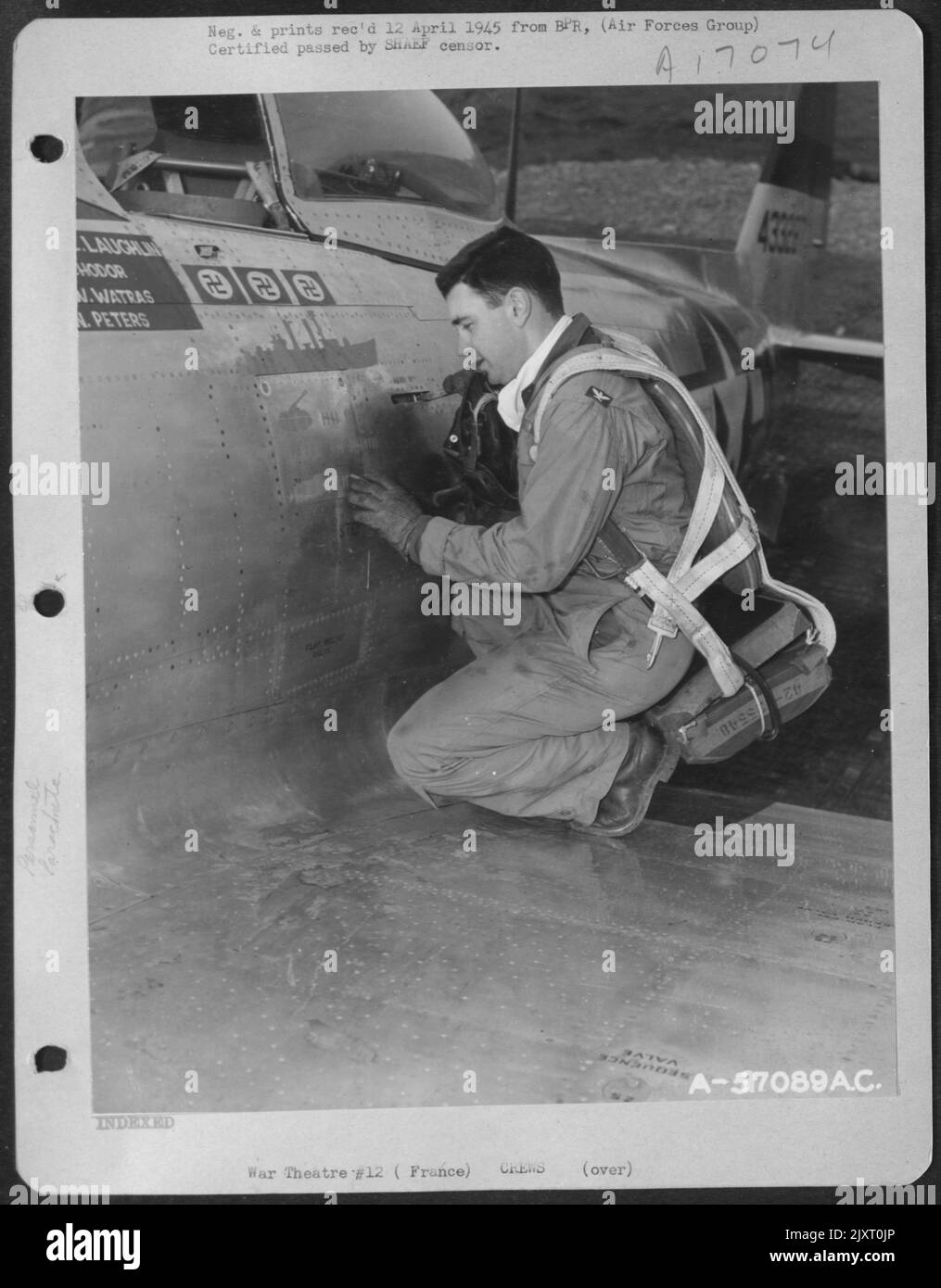 France - A Group Commander Who Leads His Pilots On Dangerous And Highly ...