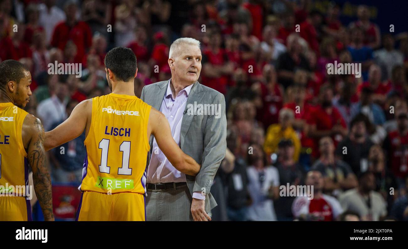 Head Coach of the Sydney Kings, Andrew Gaze during the Round 9 NBL ...