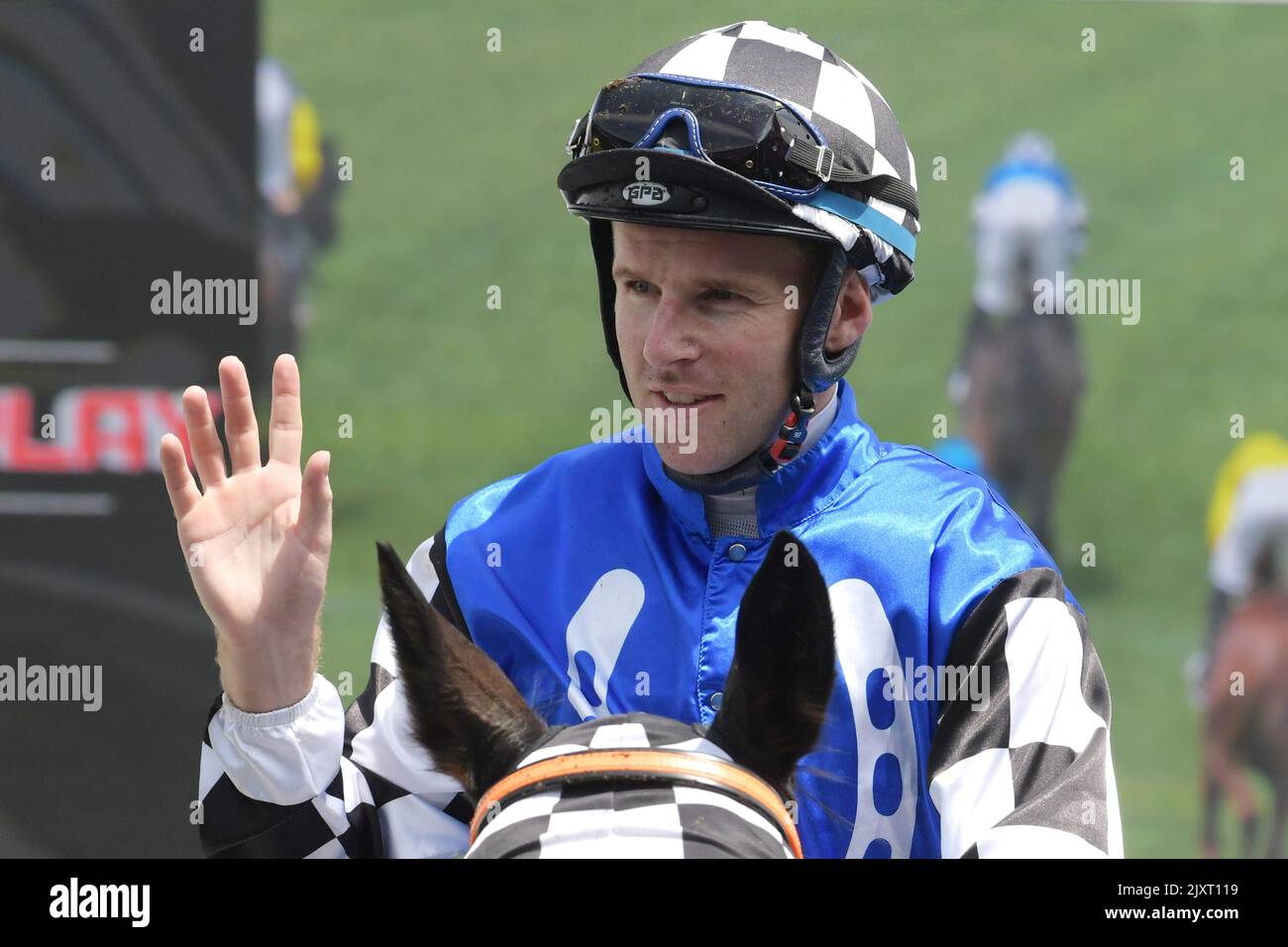 Jockey Tommy Berry returns to scale after riding Star Reflection to ...