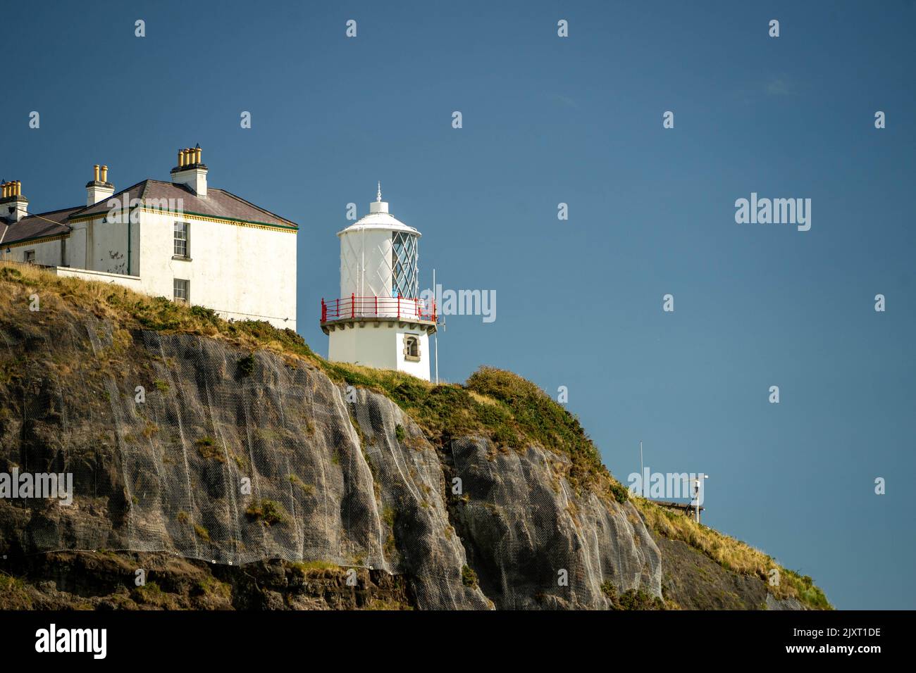 Blackhead Lighthouse on the Causeway Coast Stock Photo - Alamy