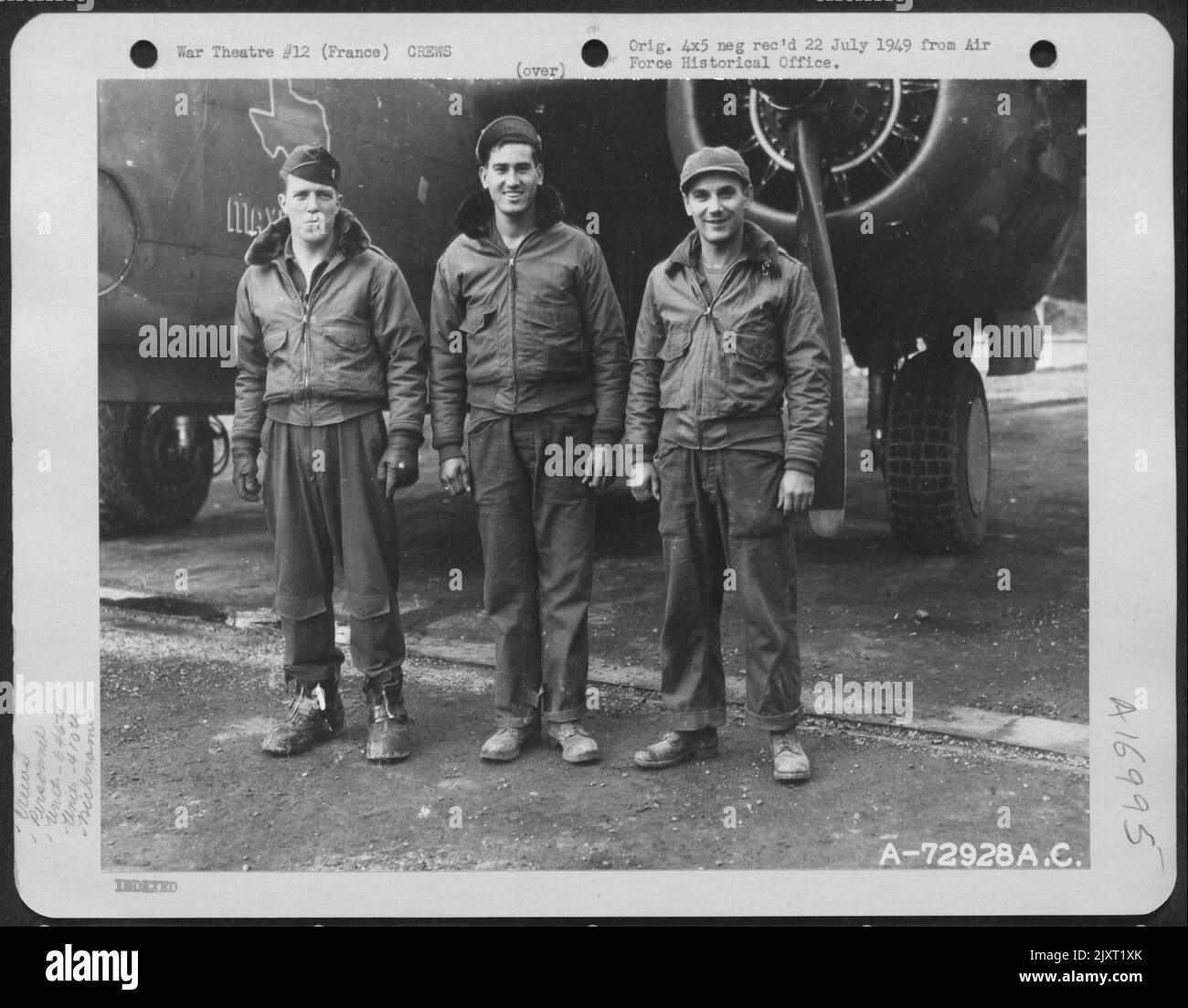Flight Officer Kaeger And Crew Of The 646Th Bomb Squadron, 410Th Bomb ...