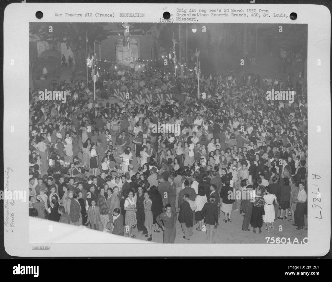 Members Of The 92Nd Bomb Group 'Swing Out' With Their Partners To The ...