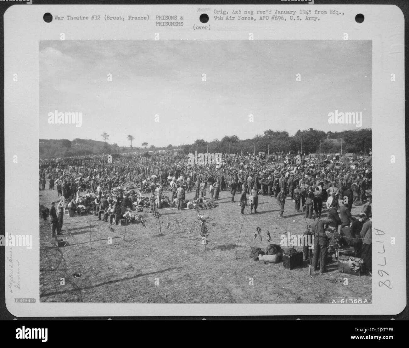 Some Of The 35,000 Nazis Captured At The Fall Of Brest, France. 26 ...
