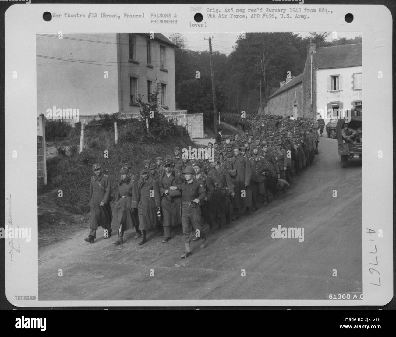 Some Of The Thousands Of Nazis Captured With The Fall Of Brest, France ...