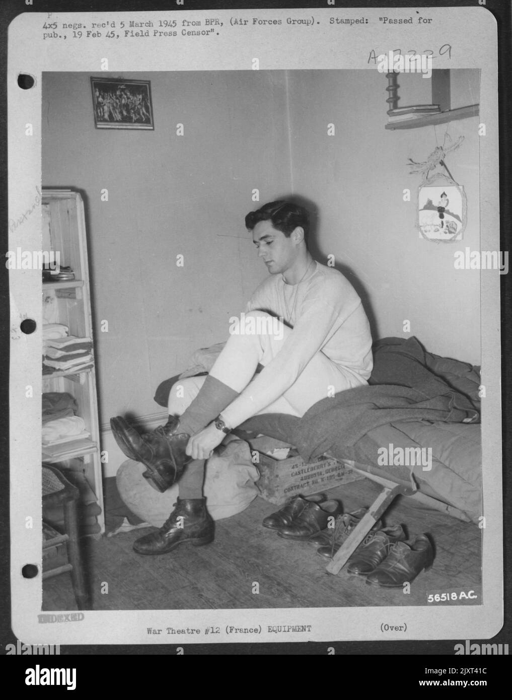 FRANCE--1st Lt. Charles O'Mahoney, 21-year-old Martin B-26 Marauder ...