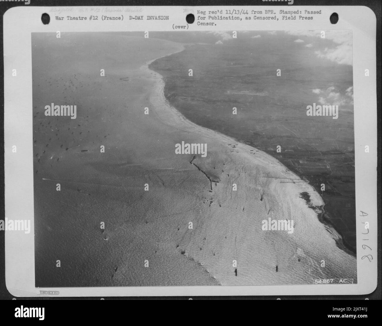 During the early days of the invasion, ships were deliberately sunk to ...