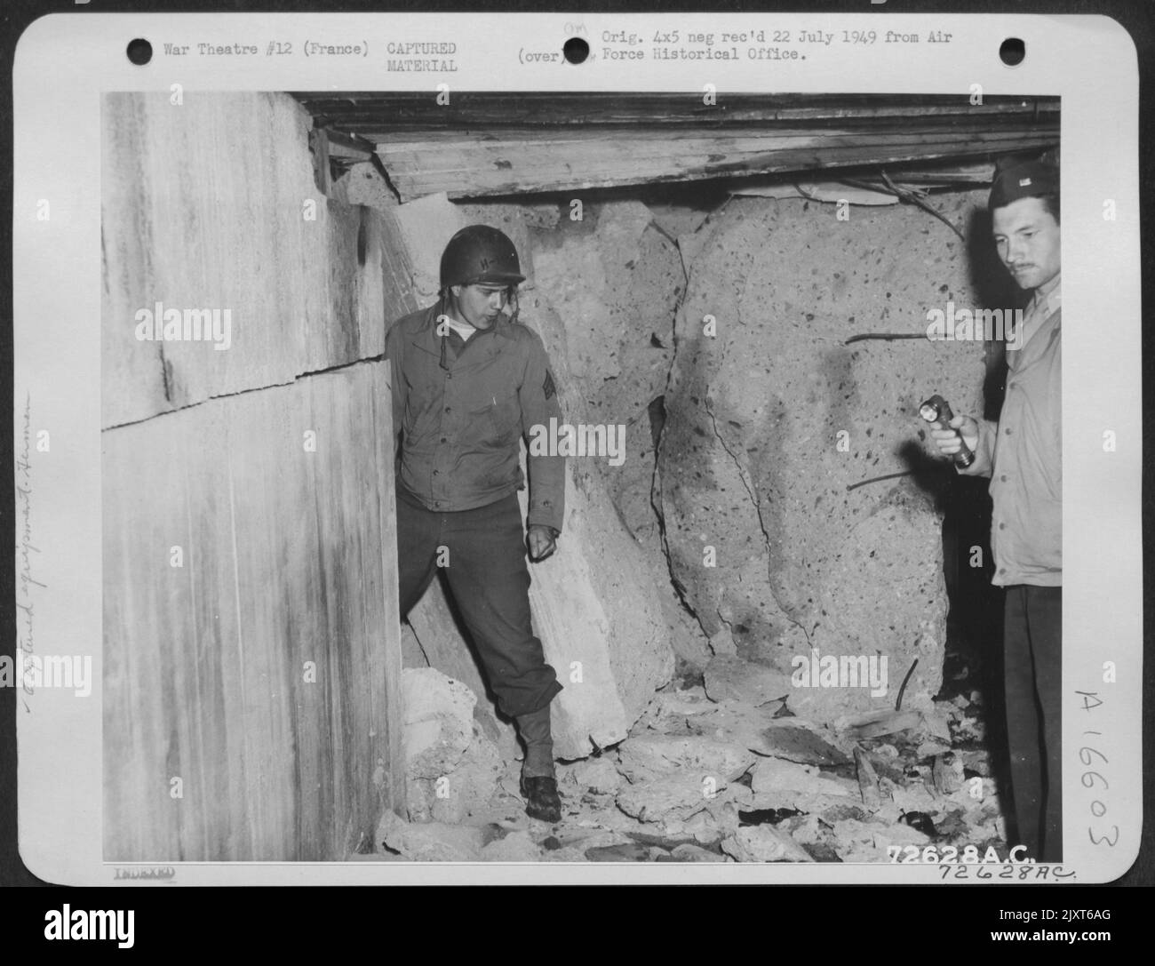 German Military Installations At Normandy Beach, France. Taken 22 June ...