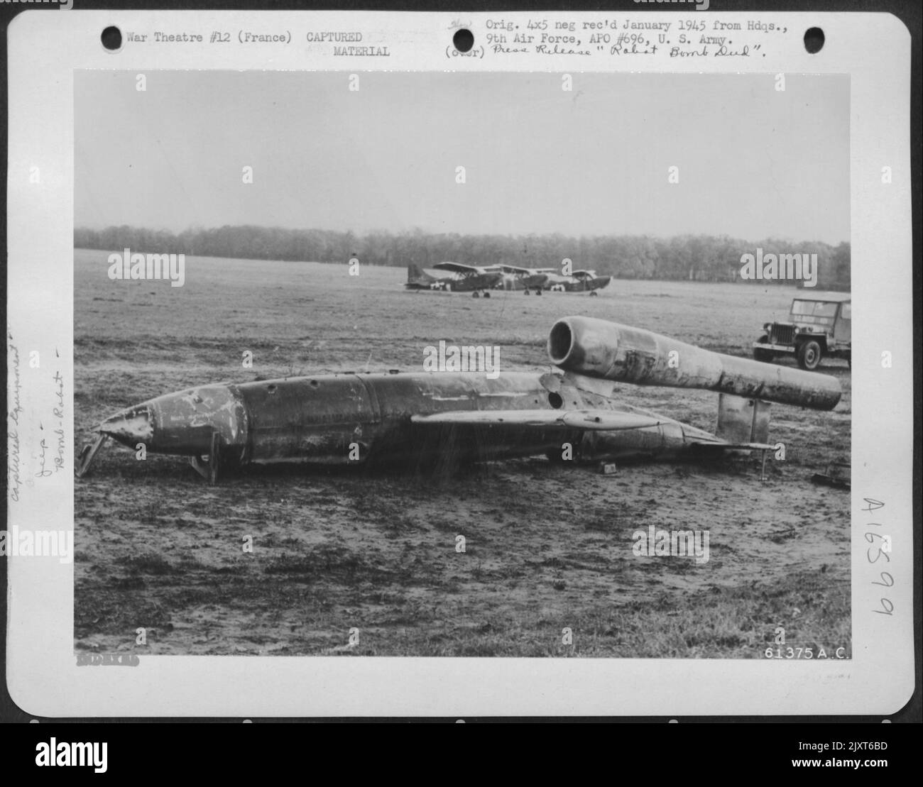 Part Of A Complete German 'Robot Bomb' Found Intact By Members Of The ...
