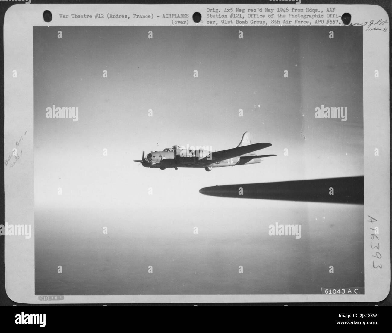 Boeing B-17 Flying Fortresses Of The 91St Bomb Group, 8Th Air Force ...
