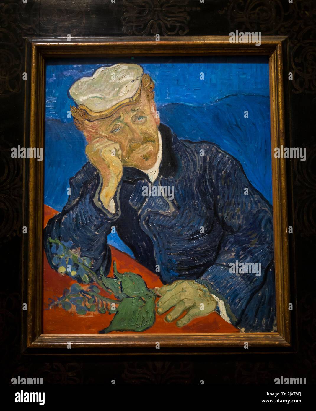 Vincent van Gogh, Doctor Gashet painting, Musée d'Orsay, Paris, France ...