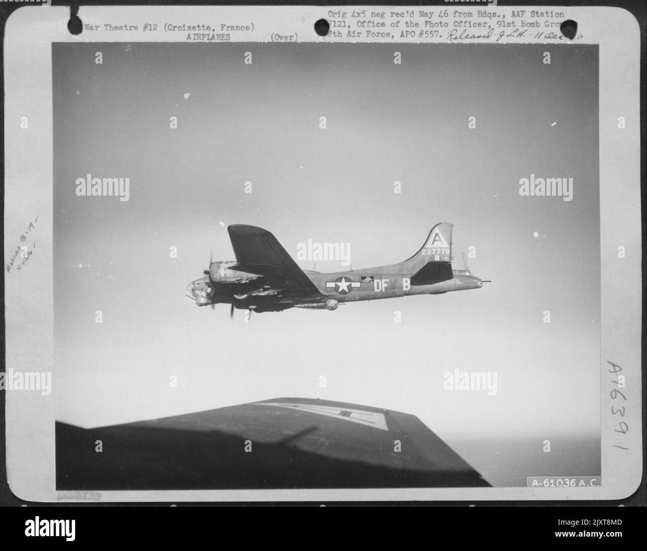 Boeing B-17 Flying Fortresses Of The 91St Bomb Group, 8Th Air Force ...
