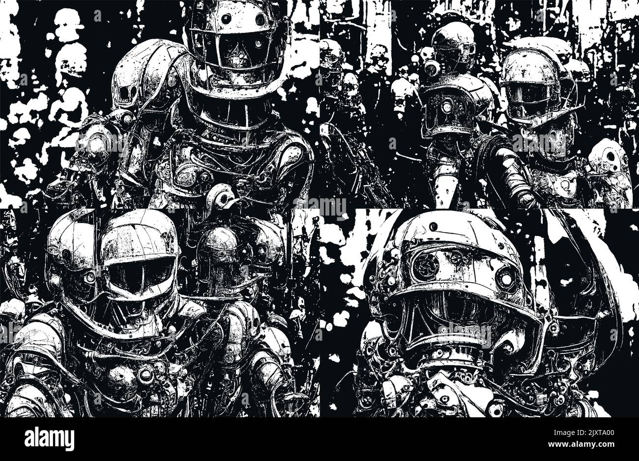 Army robotics Stock Vector Images - Alamy