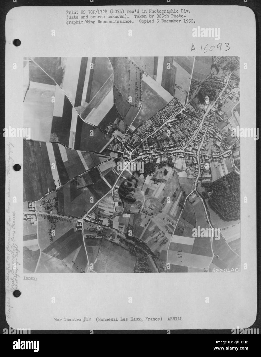 Aerial View Of Bonneuil Les Eaux, France. For A Comparable Night View ...