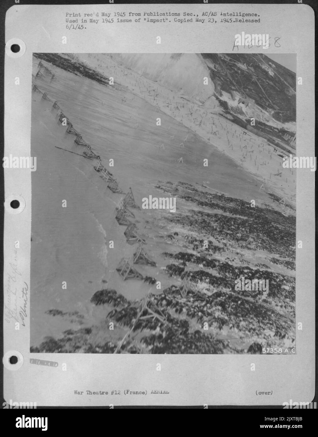 Detailing Information On Normandy Beach Defenses Was Obtained From ...