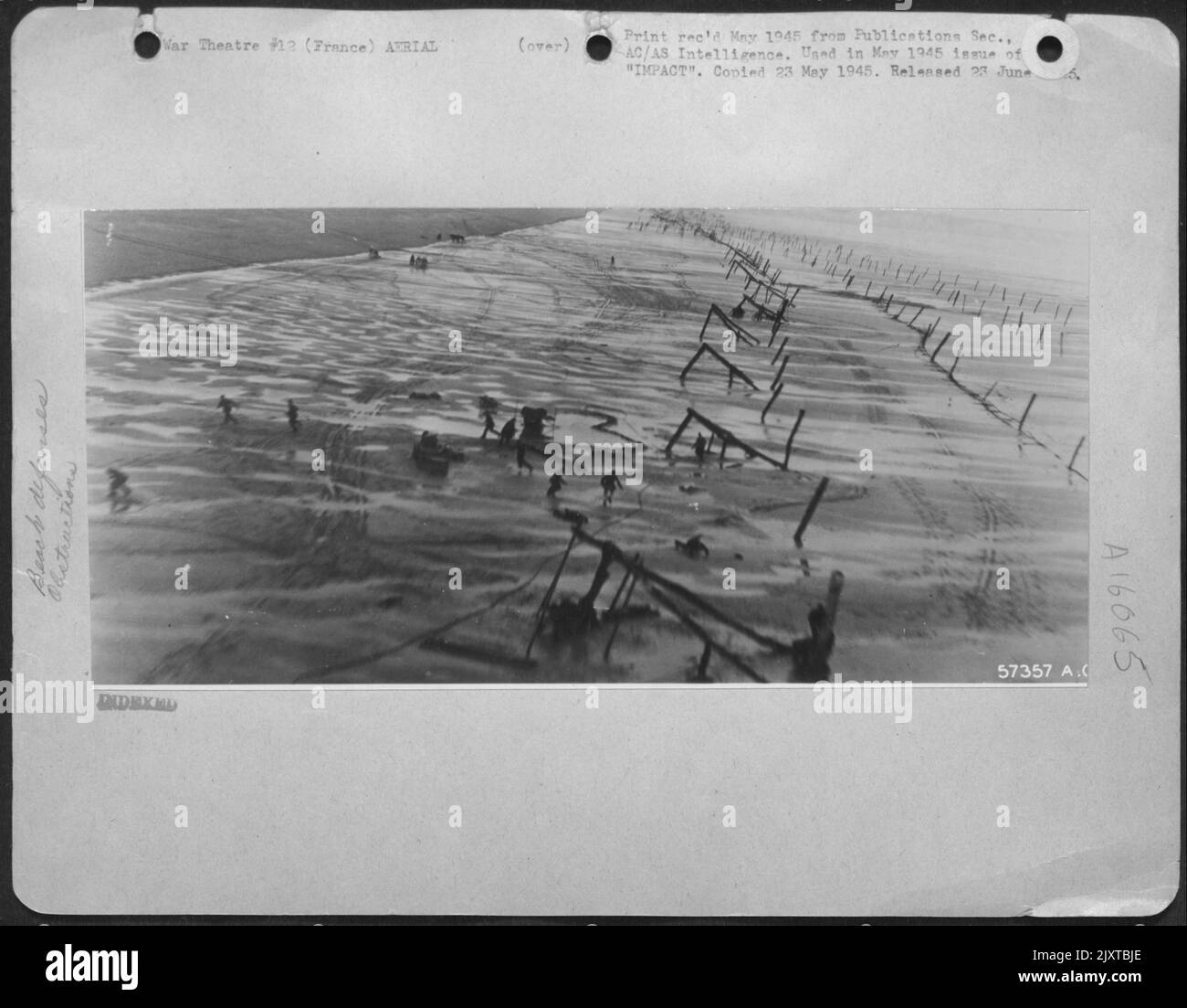 France - Detailed Information On Normandy Beach Defenses Was Obtained ...