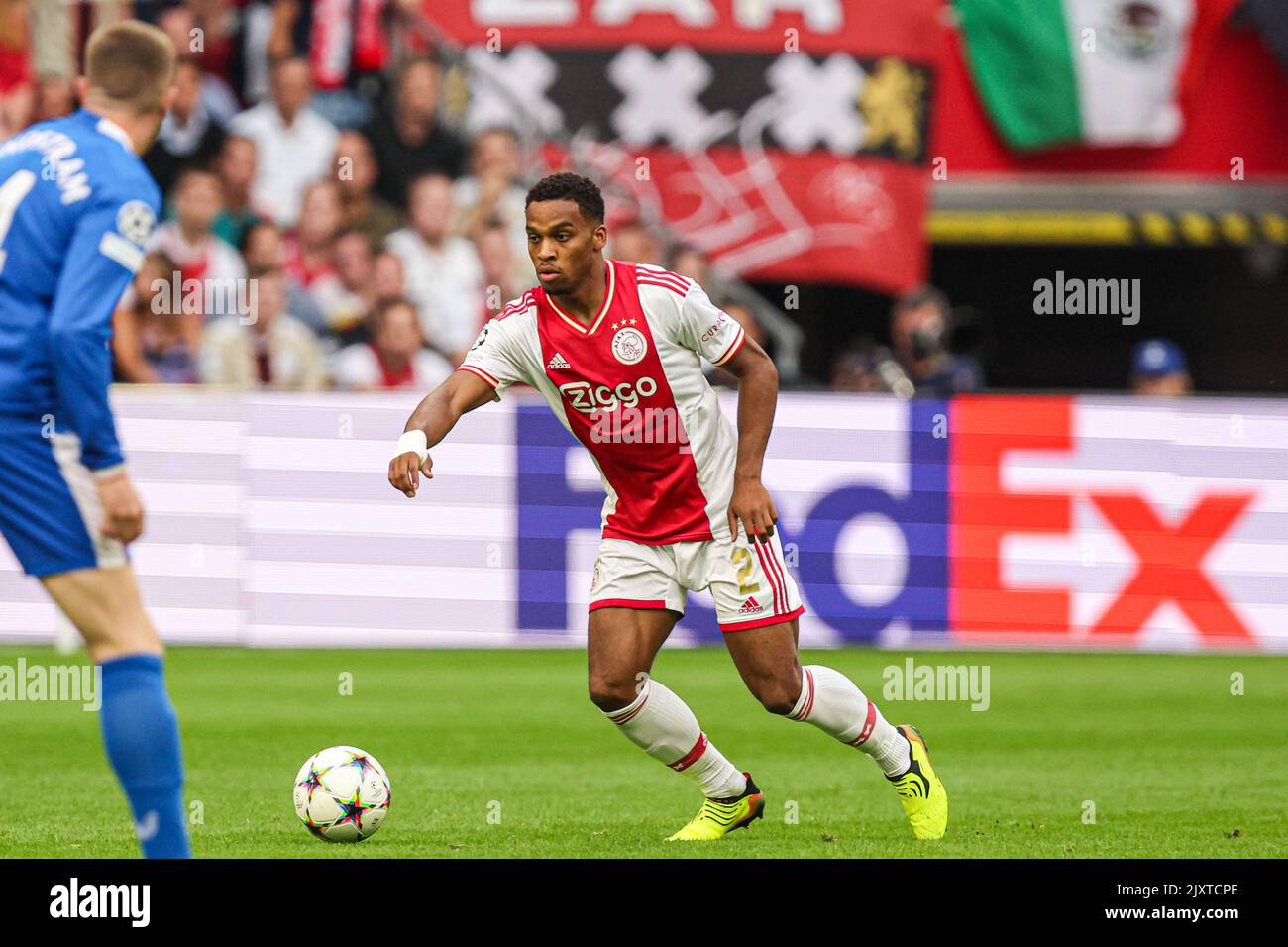 AMSTERDAM, NETHERLANDS - SEPTEMBER 7: Jurrien Timber of Ajax during the ...
