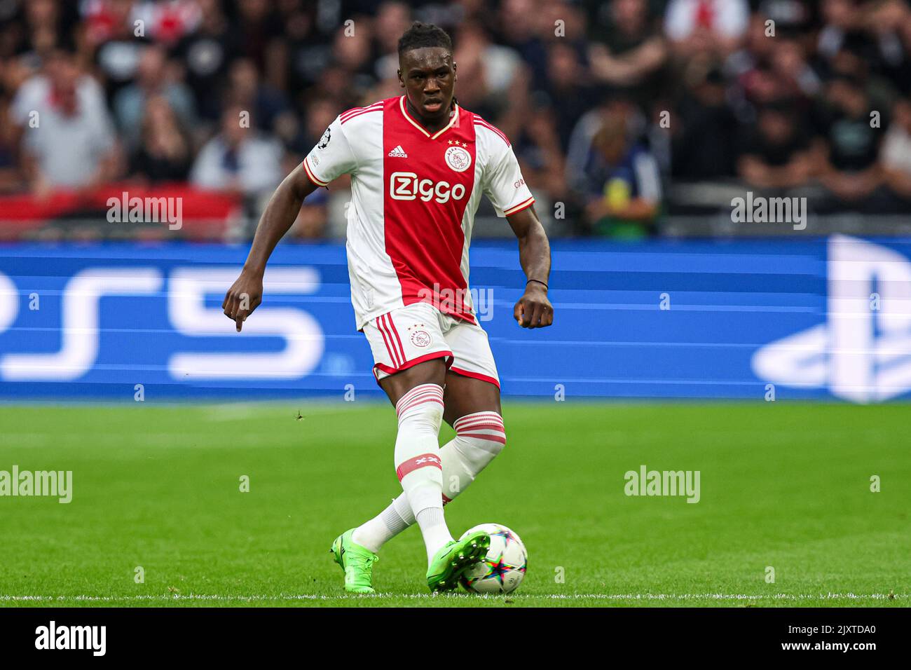 AMSTERDAM, NETHERLANDS - SEPTEMBER 7: Calvin Bassey of Ajax during the ...
