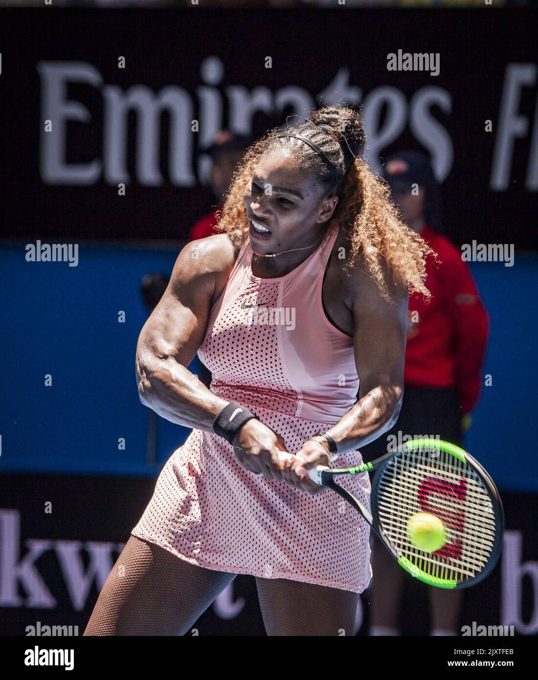 Serena Williams of the USA during the women's singles match between USA ...