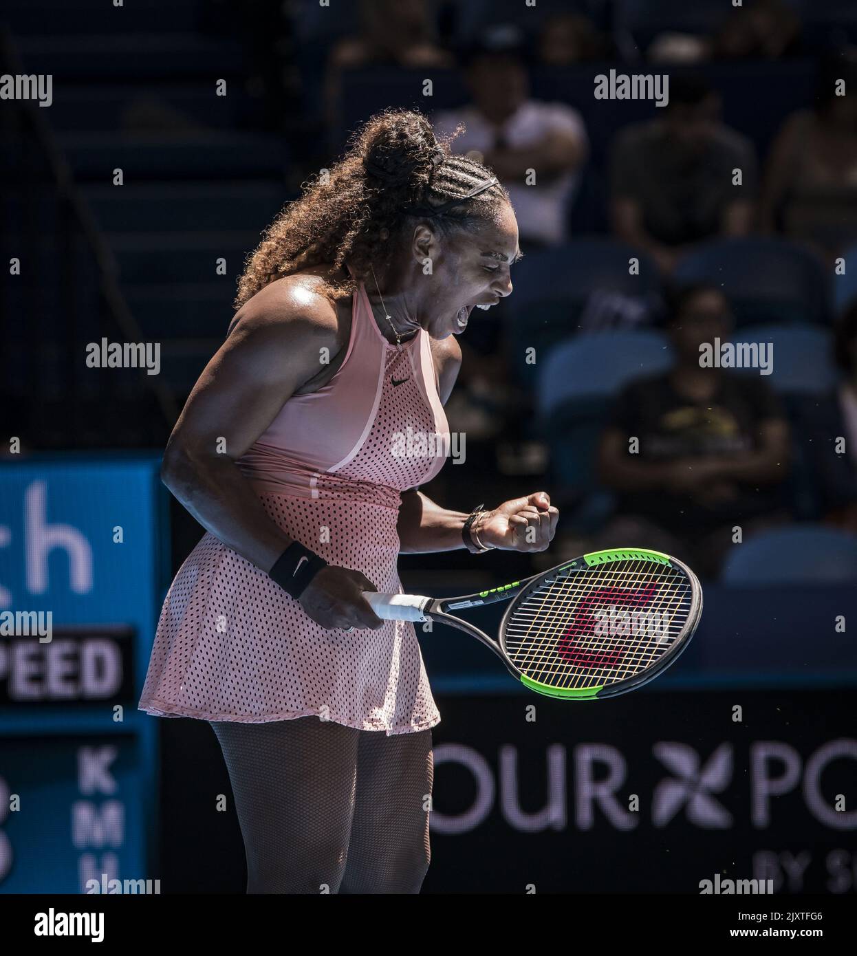 Serena Williams of the USA during the women's singles match between USA ...
