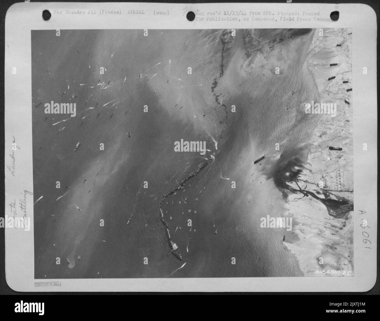 During the early days of the invasion ships were deliberately sunk to ...