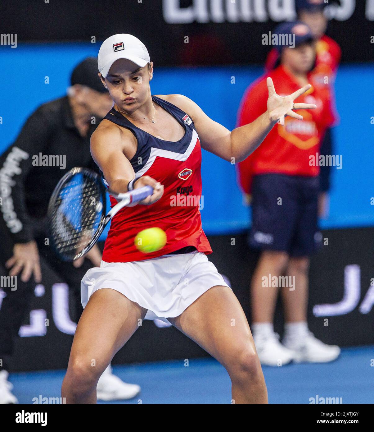Ash Barty of Australia during the women's singles match between ...