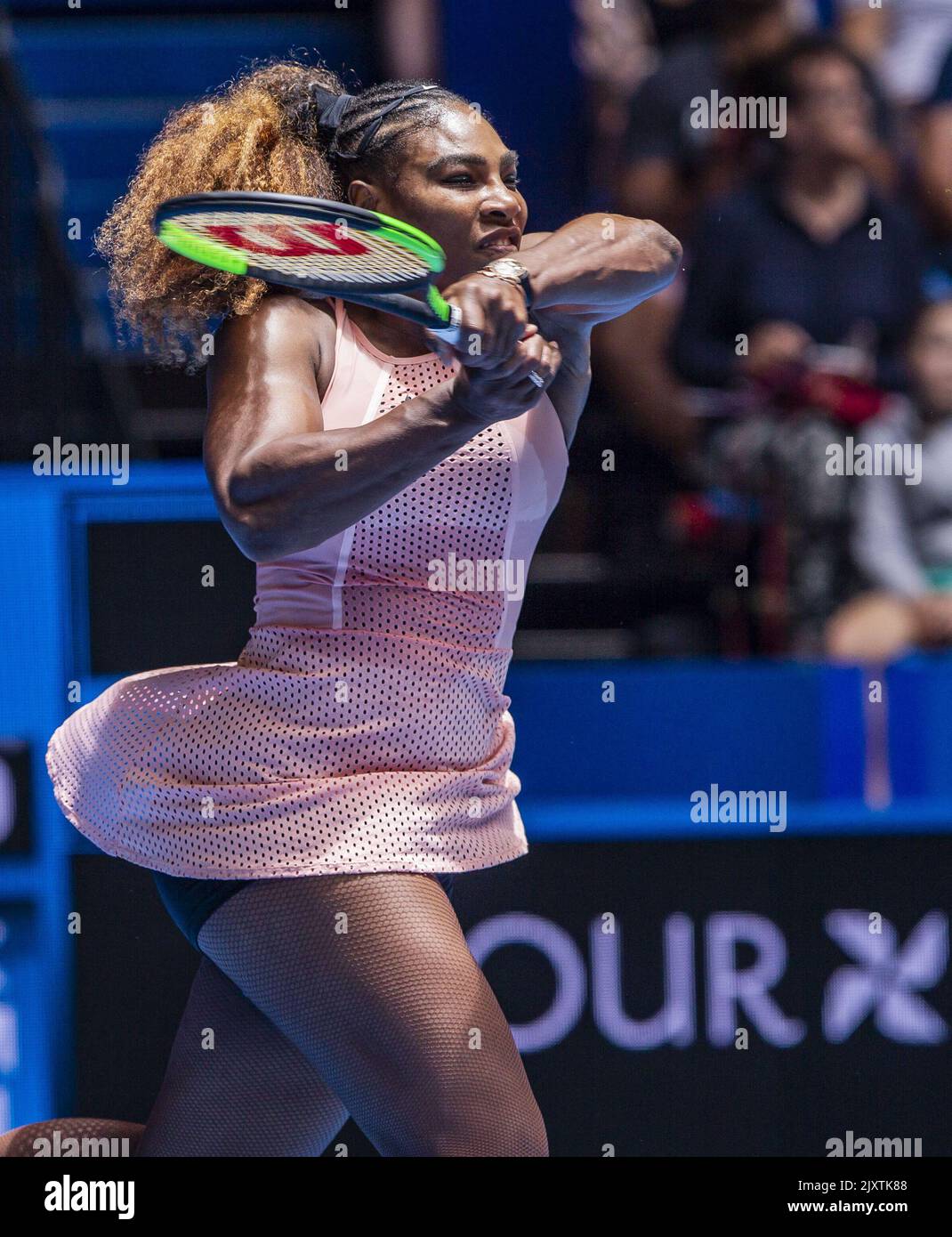 Serena Williams of the USA during the women's singles match between ...