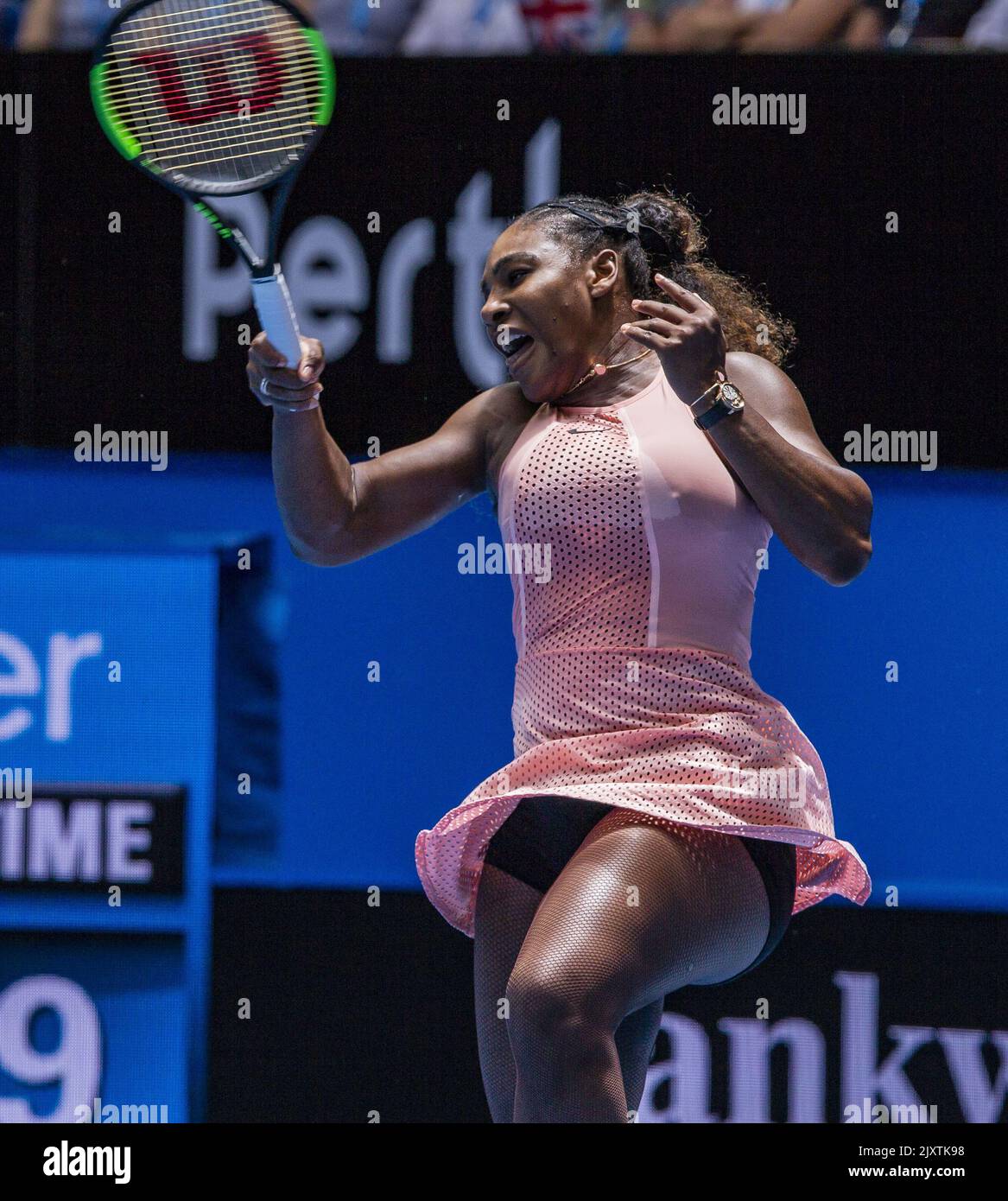 Serena Williams of the USA during the women's singles match between ...