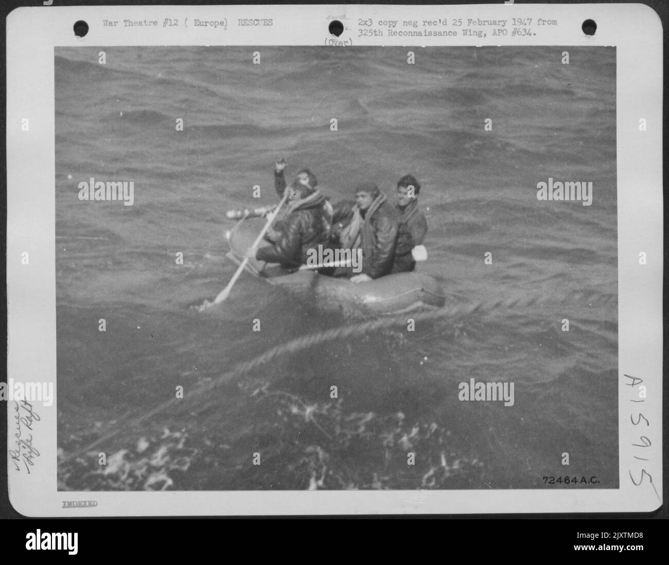 8Th Air Force Crew Members, Forced To Ditch Their Bomber In The Sea ...