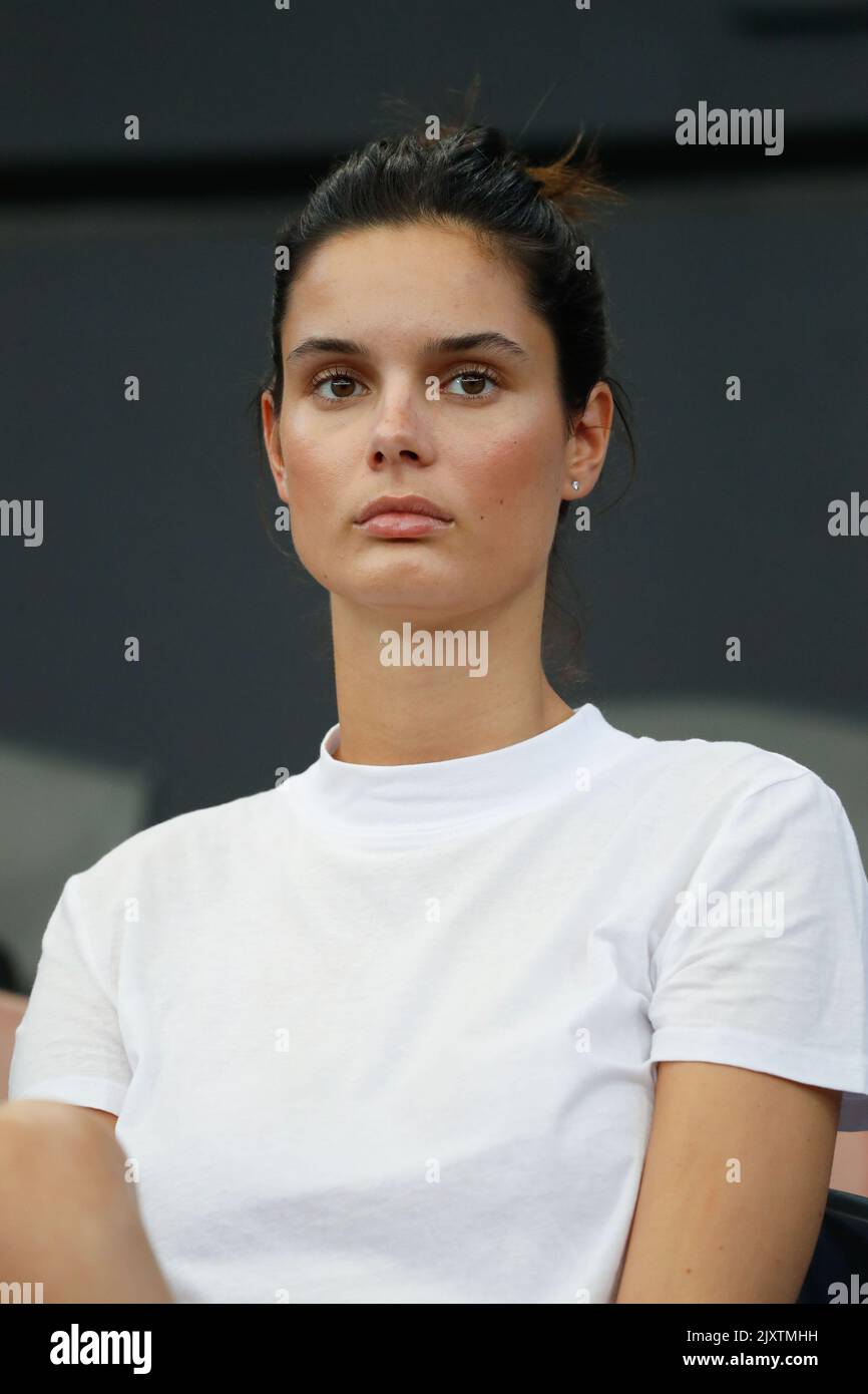 The girlfriend of Canadian Milos Raonic, Belgian model Camille Ringoir ...