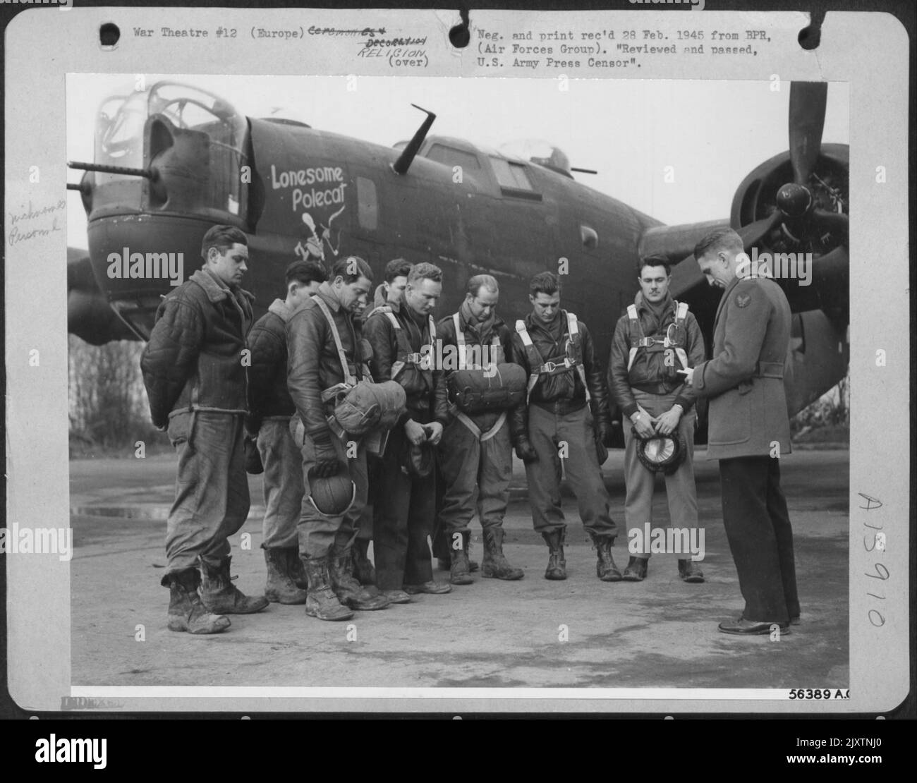 Capt. James A. Burriss, Chaplain at an Air force station somewhere in ...