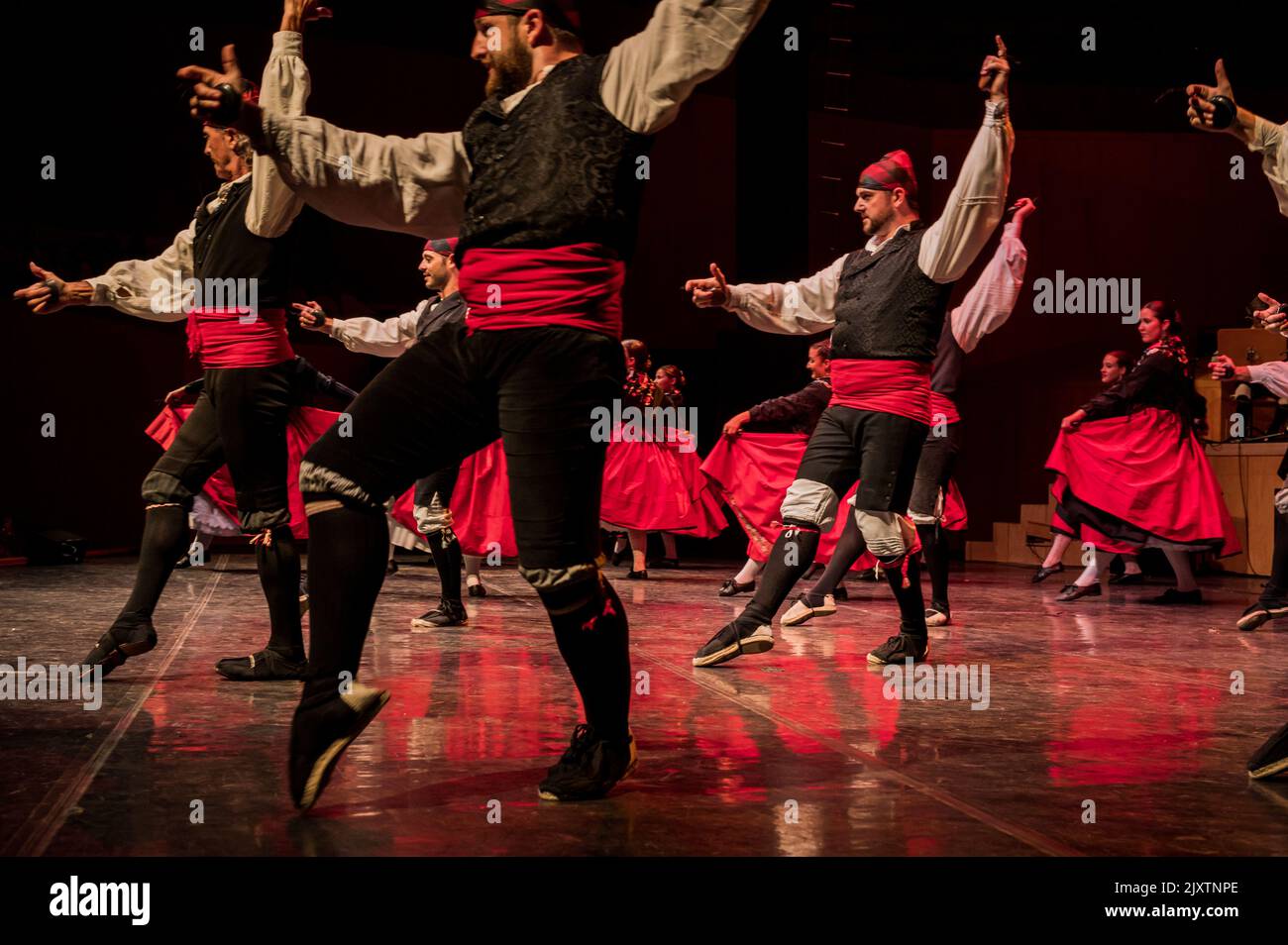 Raices de Aragon dance formation from Aragon, Spain, performs at Eifolk ...