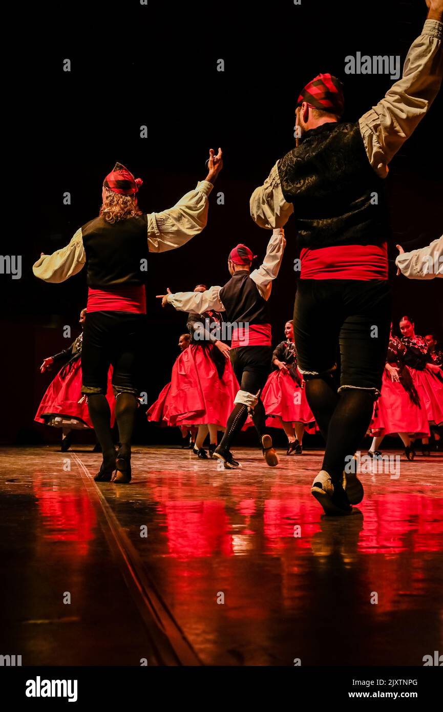 Raices de Aragon dance formation from Aragon, Spain, performs at Eifolk ...