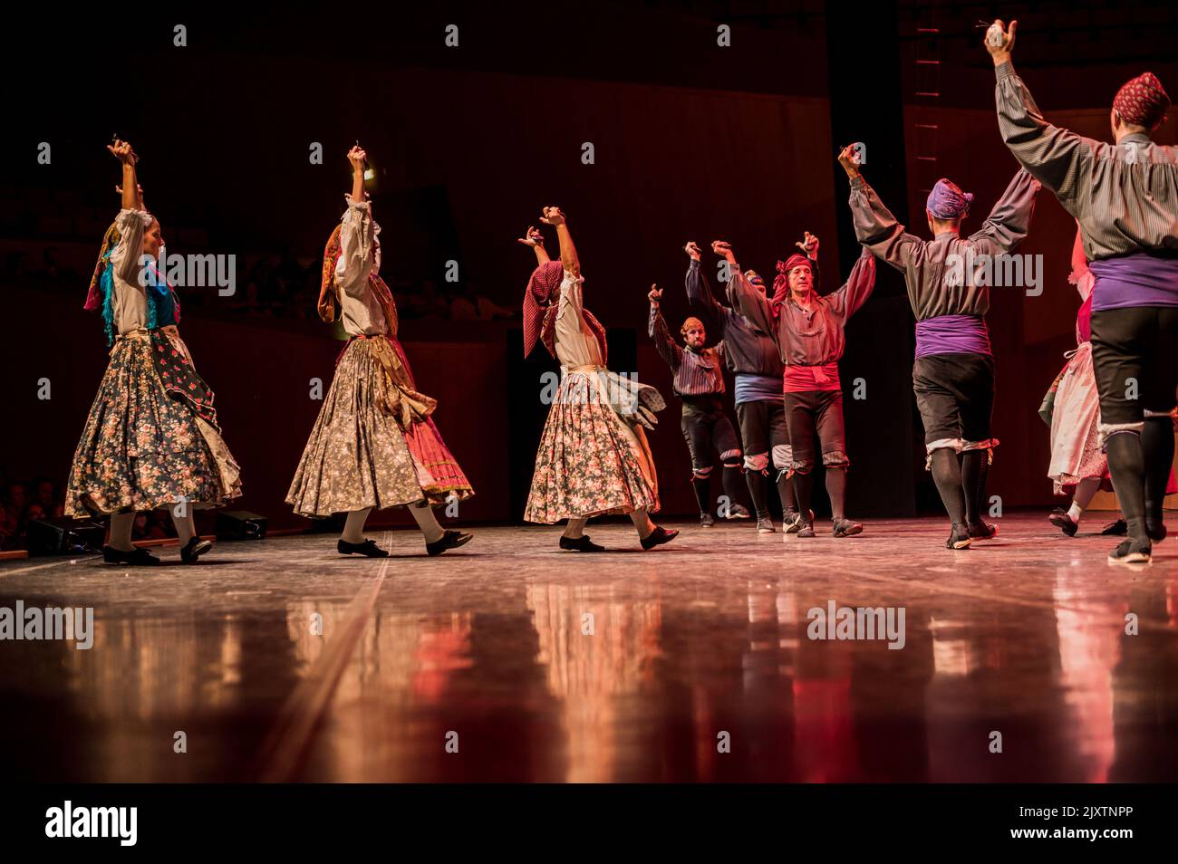 Raices de Aragon dance formation from Aragon, Spain, performs at Eifolk ...
