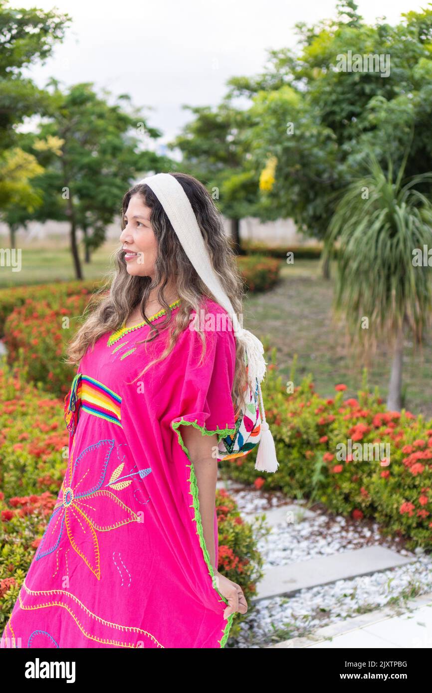 Indigenous woman dressed in hi-res stock photography and images - Alamy