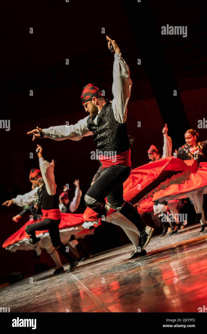 Raices de Aragon dance formation from Aragon, Spain, performs at Eifolk ...