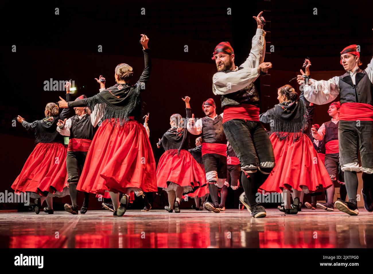 Raices de Aragon dance formation from Aragon, Spain, performs at Eifolk ...