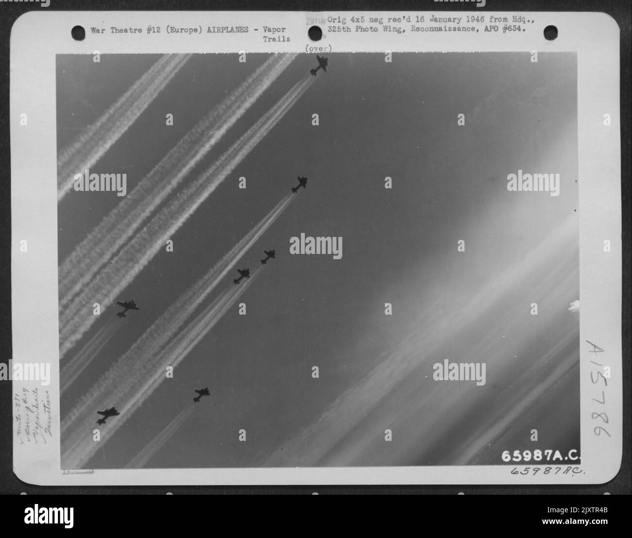 Boeing B-17 Flying Fortresses Of The 381St Bomb Group, En Route To Bomb ...