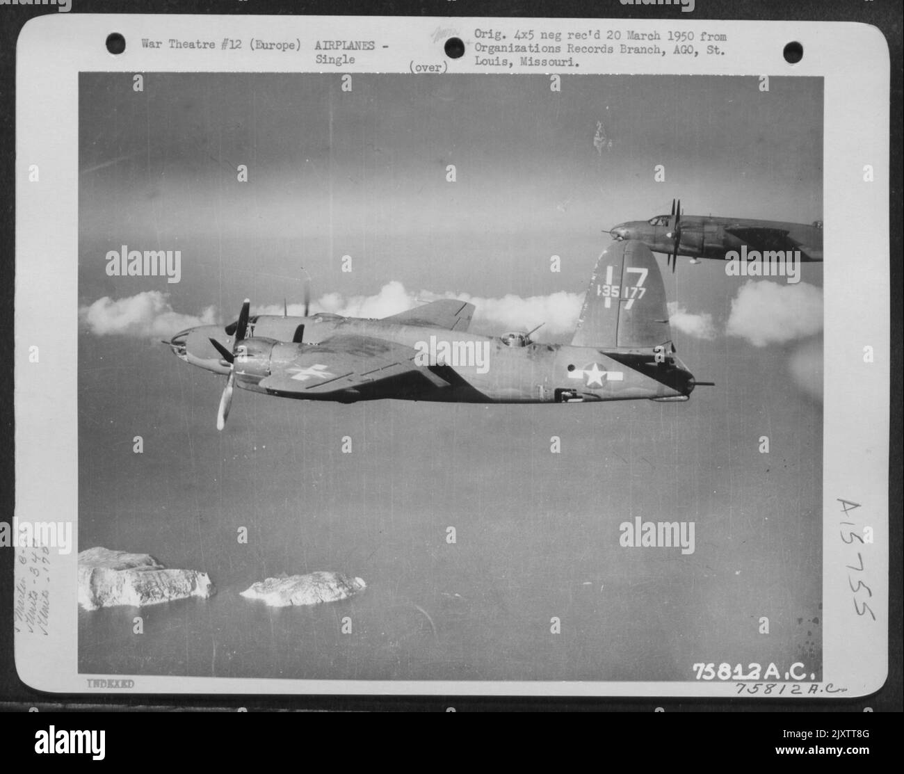 Europe -- Martin B-26S Of The 34Th Bomb Squadorn, 17Th Bomb Grouop On ...