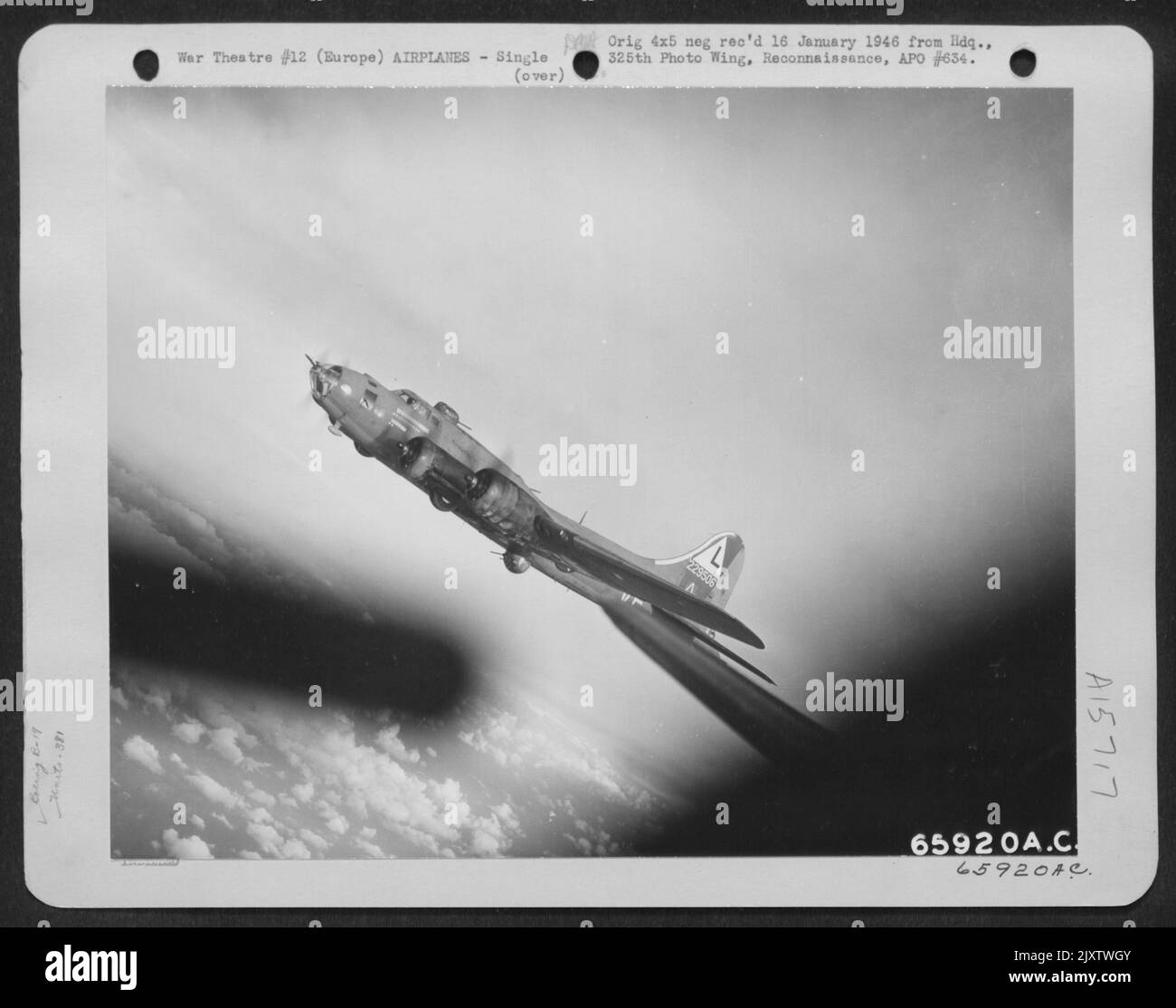 An 8Th Air Force Boeing B-17 "Flying Fortress" Of The 318St Bomb Group ...