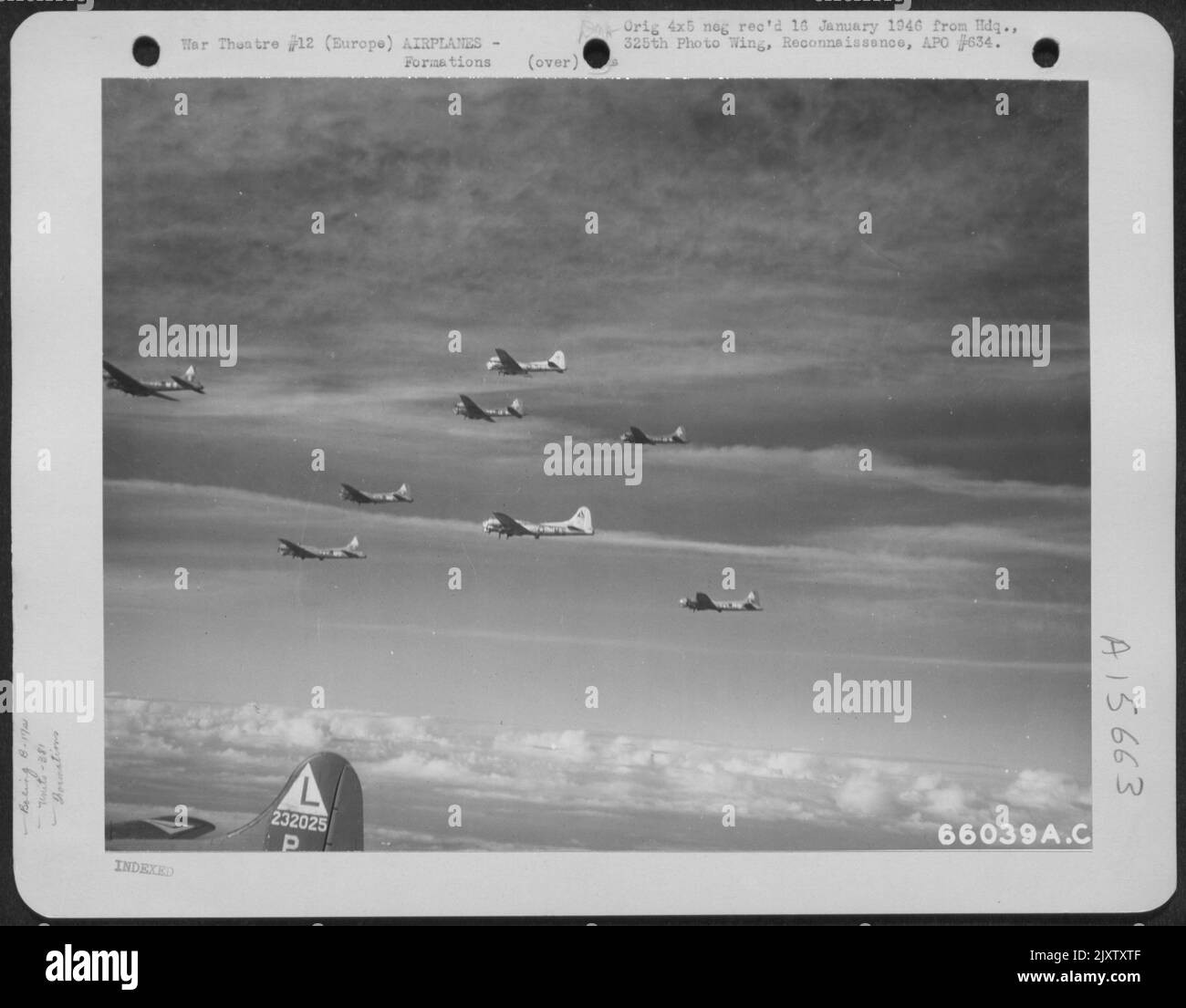 Boeing B-17 Flying Fortresses, Of The 381St Bomb Group, En Route To ...