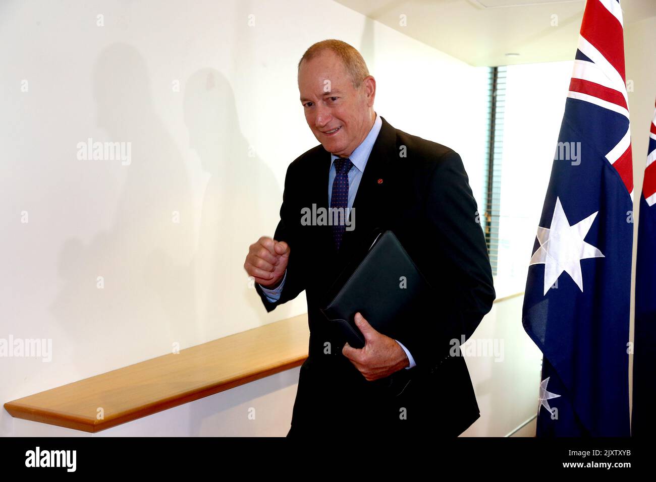Queensland Senator Fraser Anning speaks at a press conference in ...