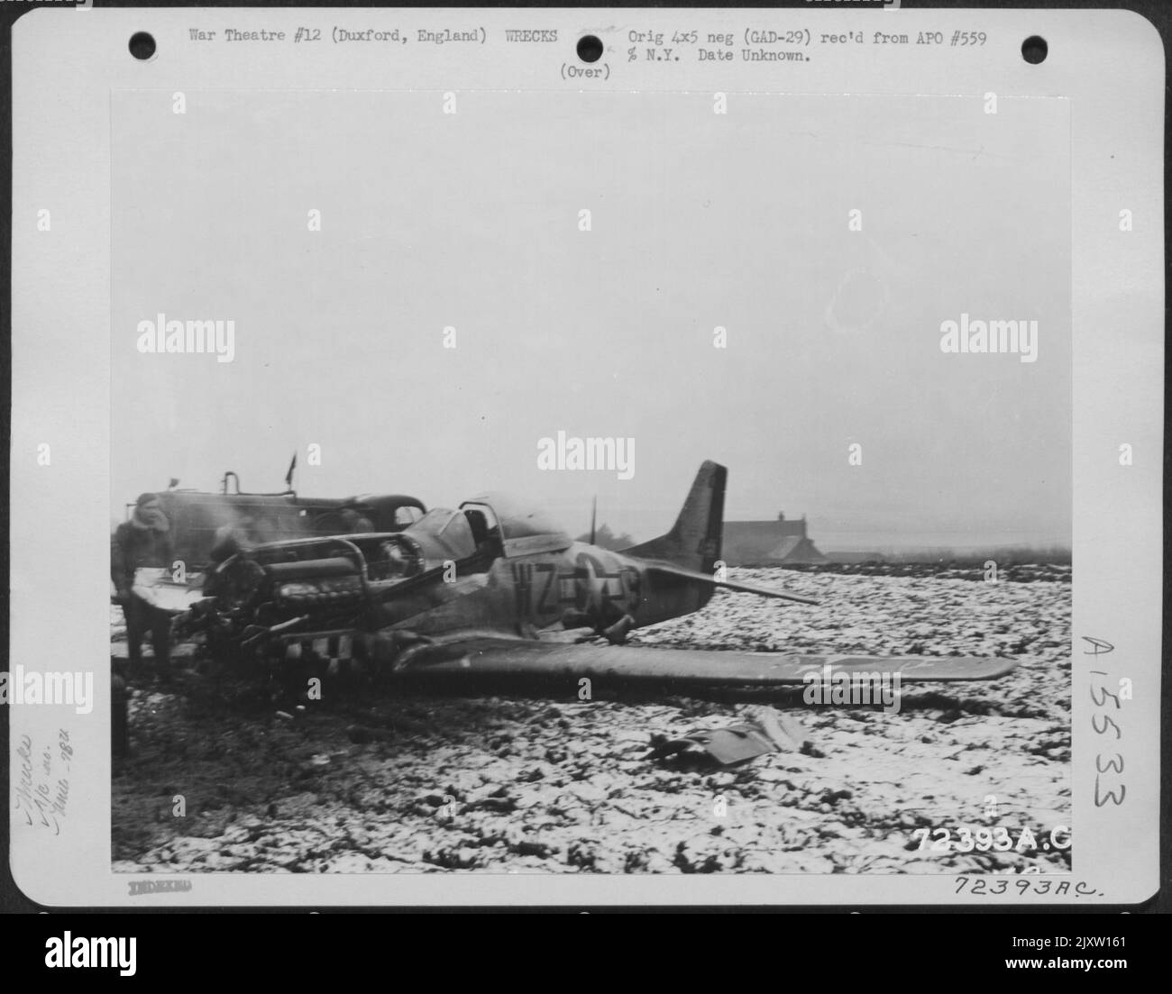 North American P-51 (A/C No. 11693) Of The 78Th Fighter Group Crash ...