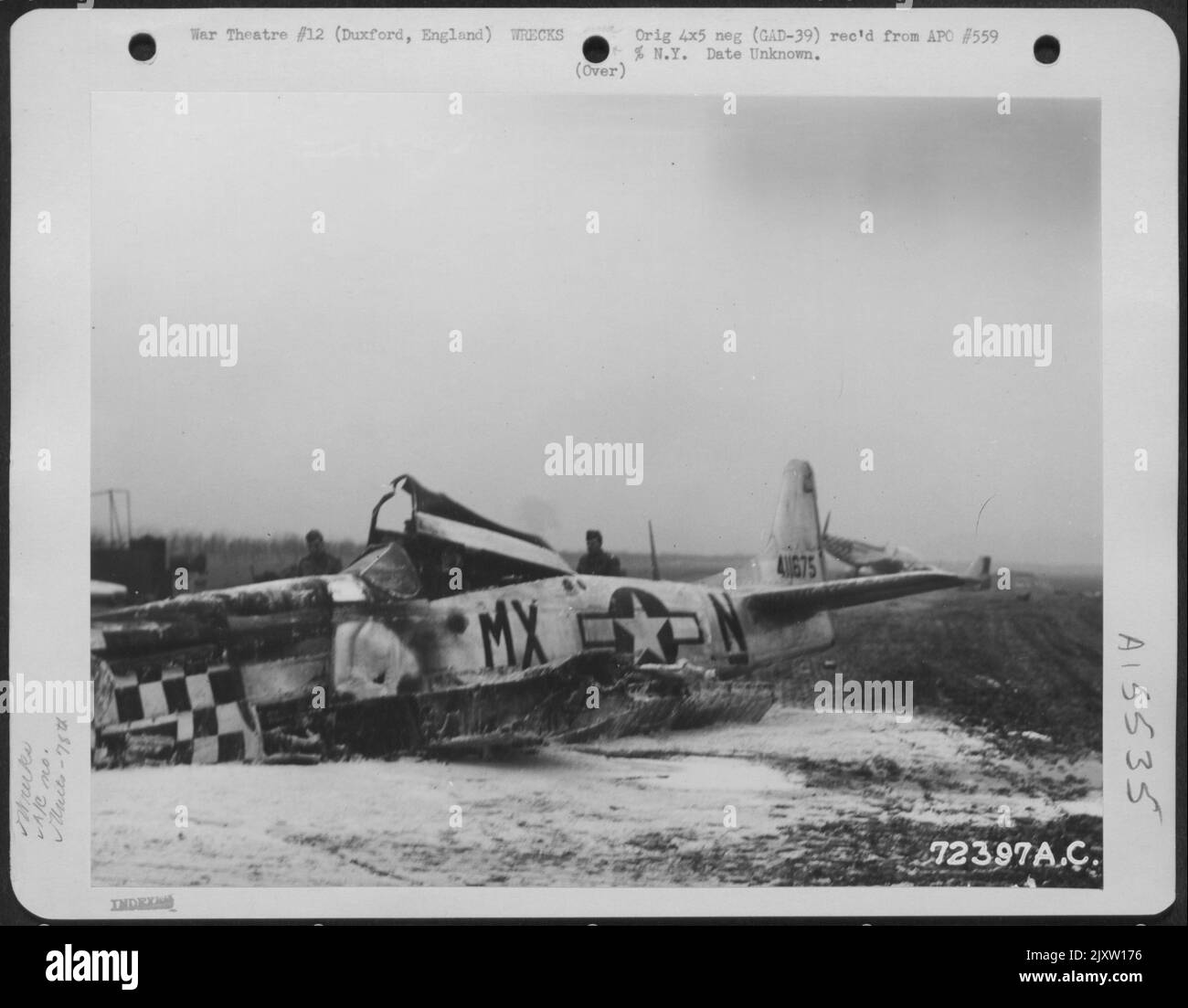North American P-51 (A/C No. 411675) Of The 78Th Fighter Group Crash ...