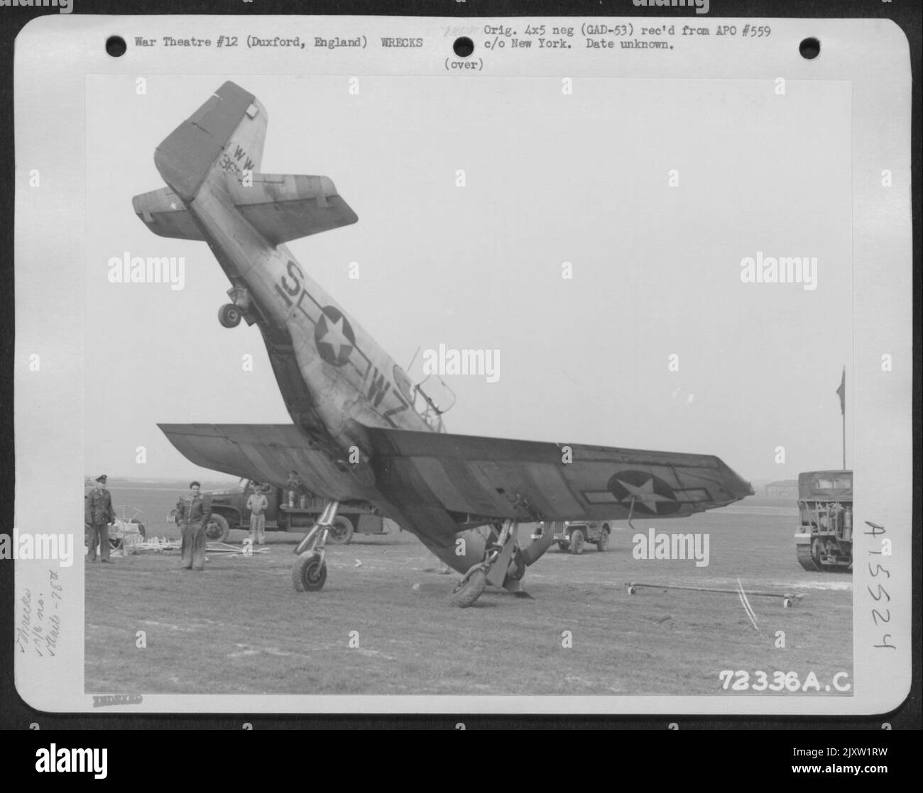 North American P-51 (A/C No. 36593) Of The 78Th Fighter Group Crash ...
