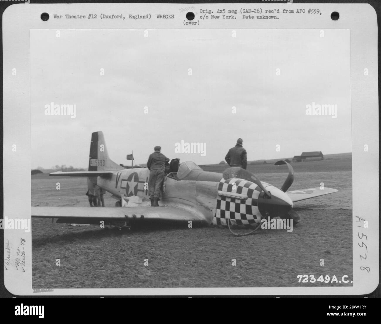 North American P-51 (A/C No. 415699) Of The 78Th Fighter Group Belly ...