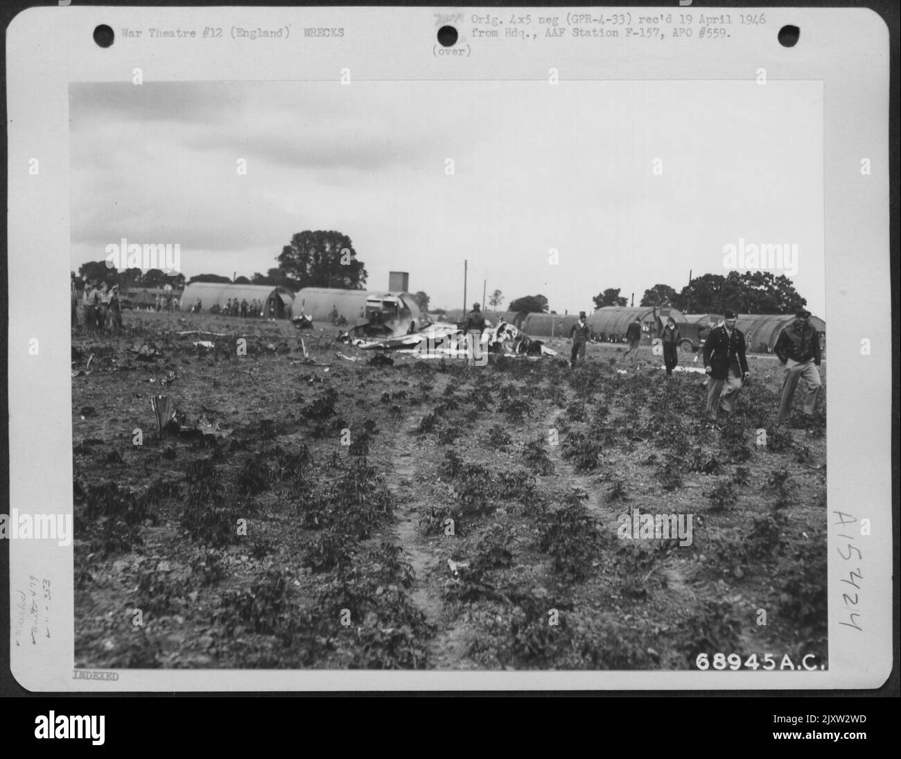 Wreckage Of A Lockheed P-38 "Lightning" Of The 479Th Fighter Group ...